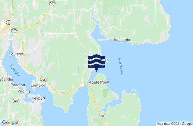 Agate Passage north end, WA Tide Charts, High & Low Tide Table, Fishing ...