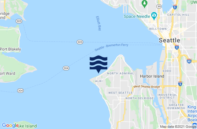 Alki Beach, WA Tide Charts, High & Low Tide Table, Fishing Times | US