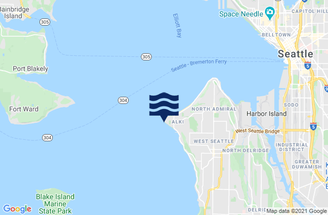 Alki Point, WA Tide Charts, High & Low Tide Table, Fishing Times | US