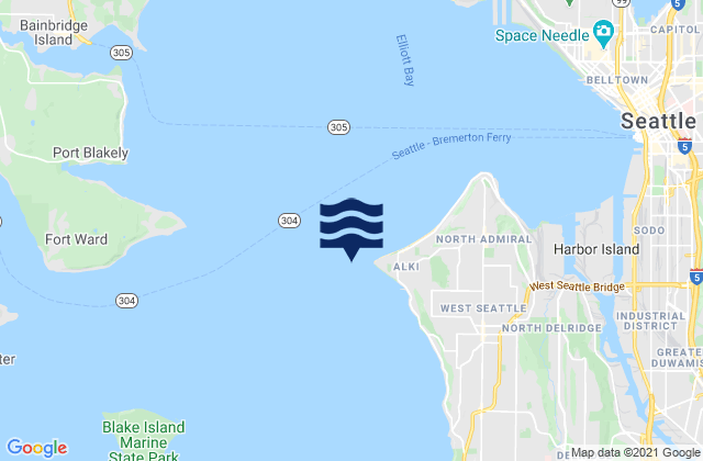 Alki Point West of, WA Tide Charts, High & Low Tide Table, Fishing ...