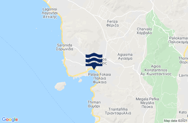 Anavyssos Tide Times, High & Low Tide Table, Fishing Times | GR