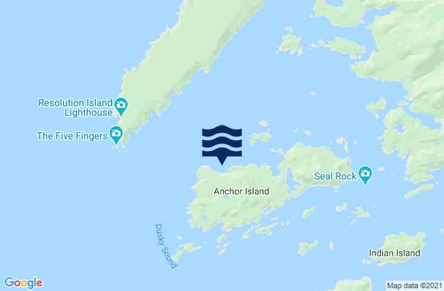 Anchor Island Tide Times, High & Low Tide Table, Fishing Times | NZ