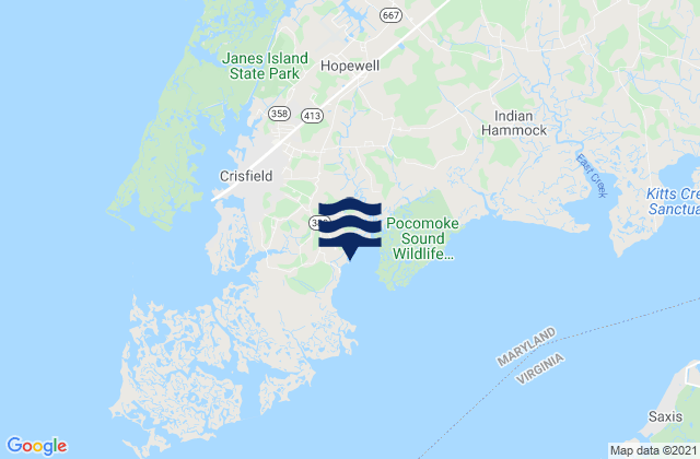 Ape Hole Creek Pocomoke Sound, MD Tide Charts, High & Low Tide Table ...