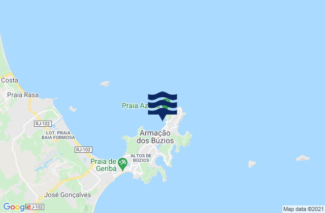 Armacao de Buzios Tide Times, High & Low Tide Table, Fishing Times | BR