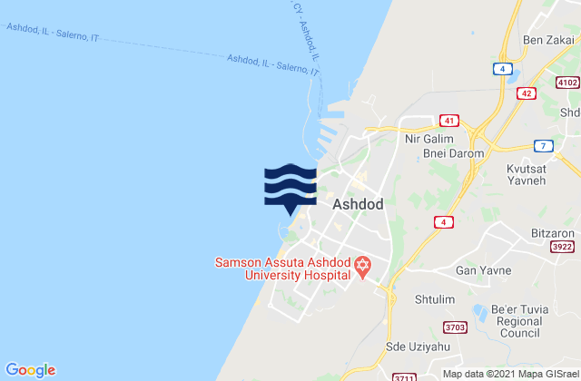 Ashdod Tide Times, High & Low Tide Table, Fishing Times | IL