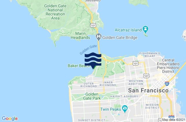 Baker Beach, CA Tide Charts, High & Low Tide Table, Fishing Times | US