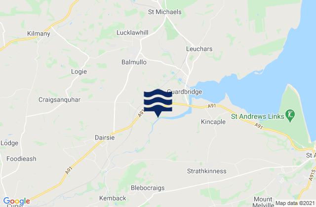 Balmullo Tide Times, High & Low Tide Table, Fishing Times | GB