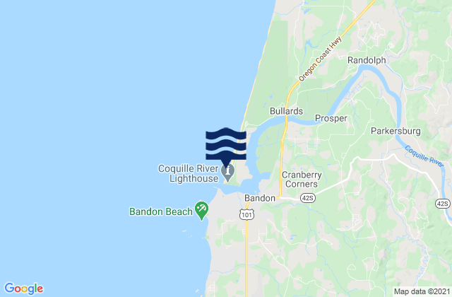 Bandon Coquille River, OR Tide Charts, High & Low Tide Table, Fishing ...