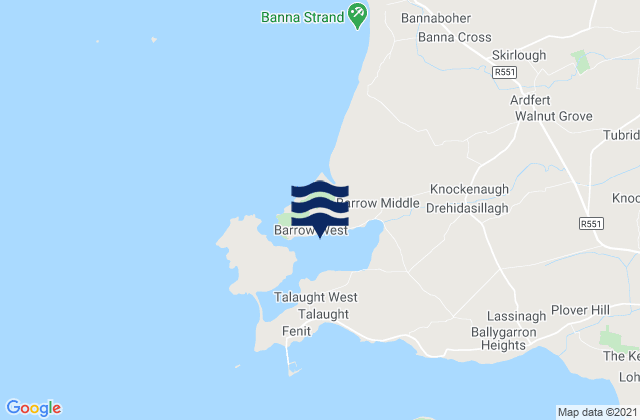 Barrow Harbour Tide Times, High & Low Tide Table, Fishing Times | IE