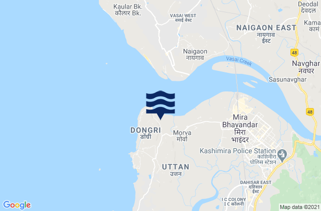 Bassein Tide Times, High & Low Tide Table, Fishing Times | IN