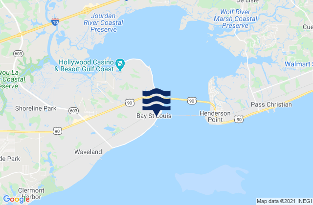 Bay Saint Louis, MS Tide Charts, High & Low Tide Table, Fishing Times | US