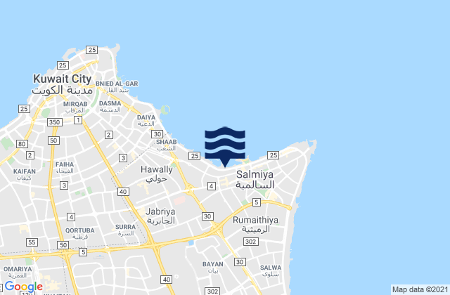 Bayan Tide Times, High & Low Tide Table, Fishing Times | Hawalli | KW