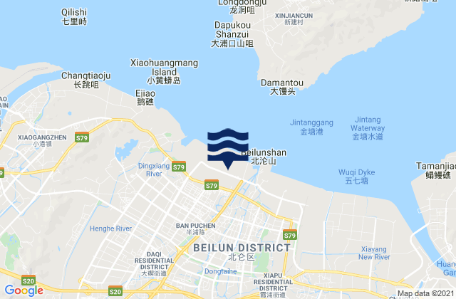 Beilun Tide Times, High & Low Tide Table, Fishing Times | CN