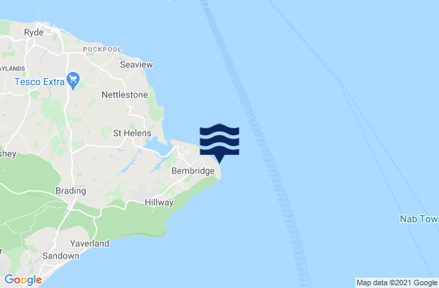 Bembridge Beach Tide Times, High & Low Tide Table, Fishing Times | GB