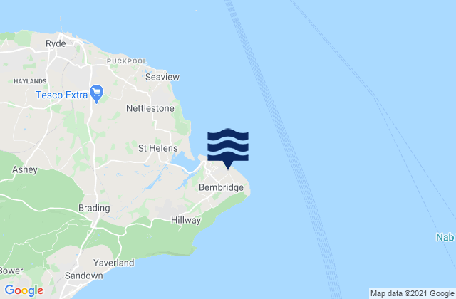 Bembridge Tide Times, High & Low Tide Table, Fishing Times | GB