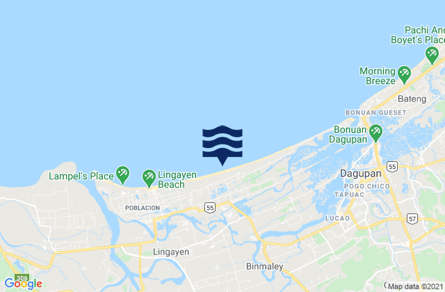 Binmaley Tide Times, High & Low Tide Table, Fishing Times | PH