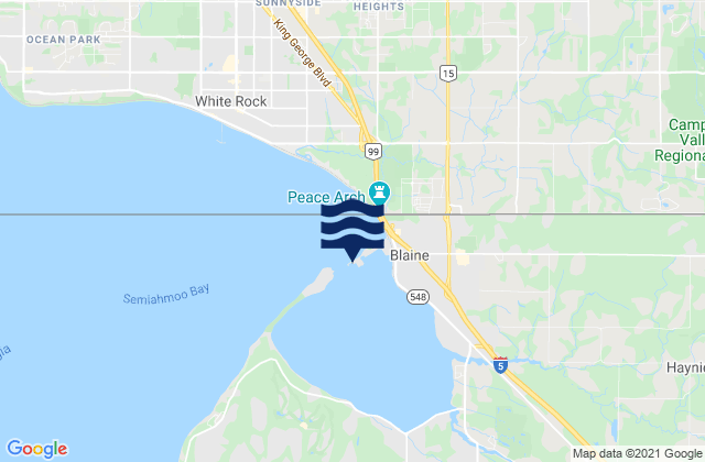 Blaine Semiahmoo Bay Tide Times, High & Low Tide Table, Fishing Times | CA