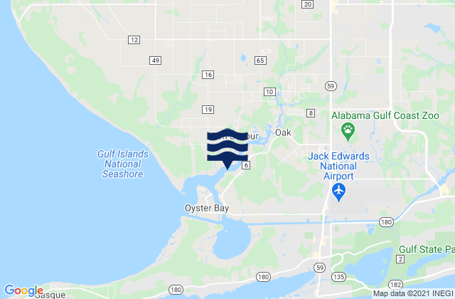 Bon Secour (Bon Secour River), AL Tide Charts, High & Low Tide Table ...