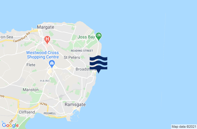 Broadstairs Tide Times, High & Low Tide Table, Fishing Times | GB