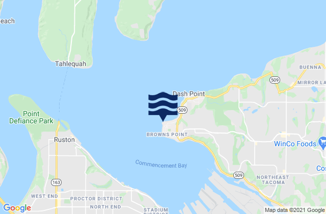 Browns Point, WA Tide Charts, High & Low Tide Table, Fishing Times | US