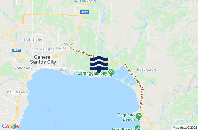 Buayan Tide Times, High & Low Tide Table, Fishing Times | PH