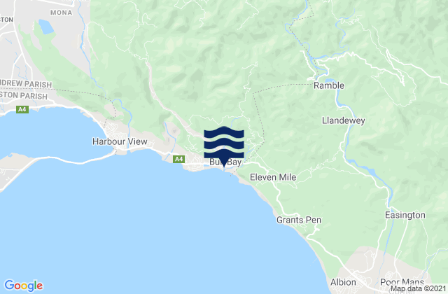 Bull Bay Tide Times, High & Low Tide Table, Fishing Times | JM