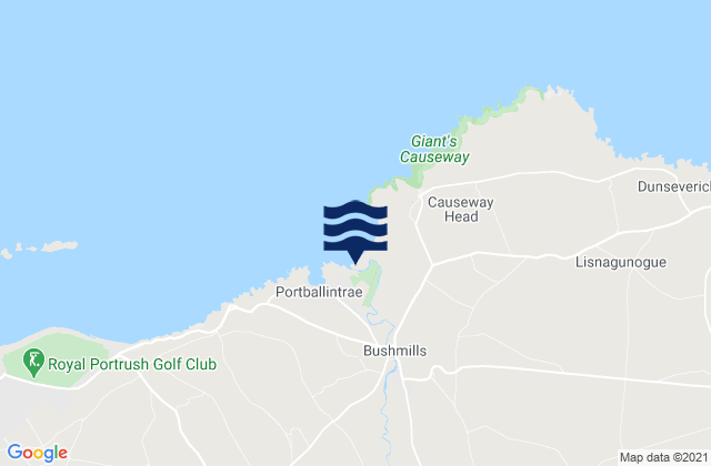 Bushmills Tide Times, High & Low Tide Table, Fishing Times | GB