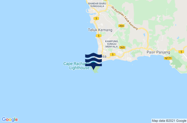 Cape Rachado Lighthouse Tide Times, High & Low Tide Table, Fishing ...