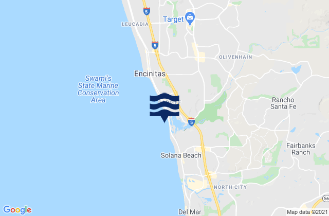 Cardiff State Beach, CA Tide Charts, High & Low Tide Table, Fishing ...