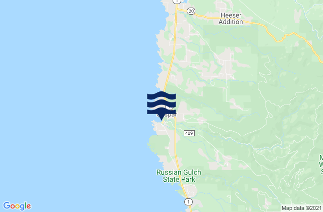 Caspar Headlands State Beach, CA Tide Charts, High & Low Tide Table ...
