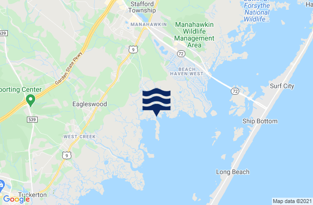 Cedar Run, NJ Tide Charts, High & Low Tide Table, Fishing Times | US