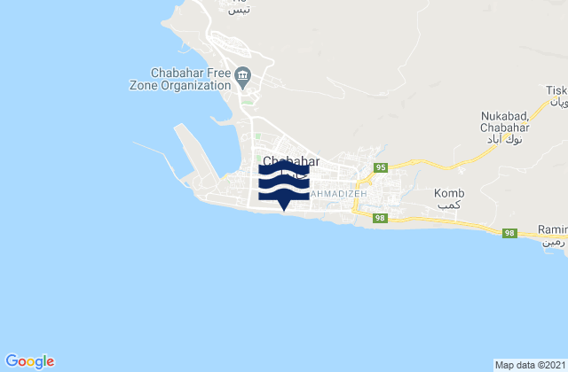 Chabahar Tide Times, High & Low Tide Table, Fishing Times | IR