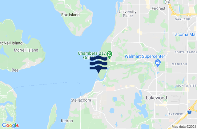 Chambers Bay, WA Tide Charts, High & Low Tide Table, Fishing Times | US