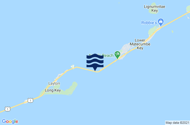 Channel Five East Side Hawk Channel, FL Tide Charts, High & Low Tide ...