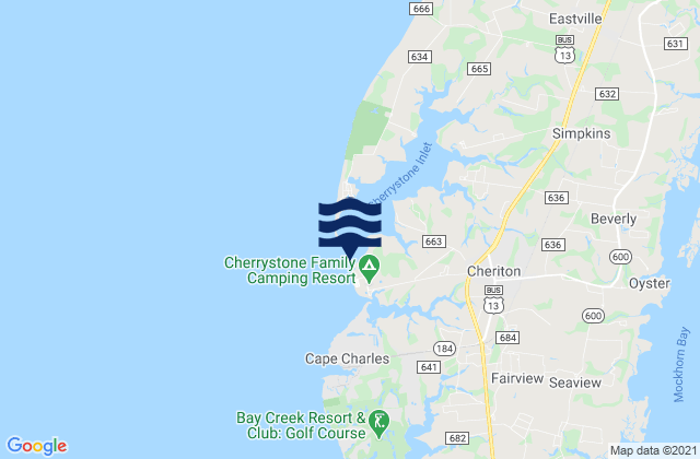 Cherrystone Inlet, VA Tide Charts, High & Low Tide Table, Fishing Times ...