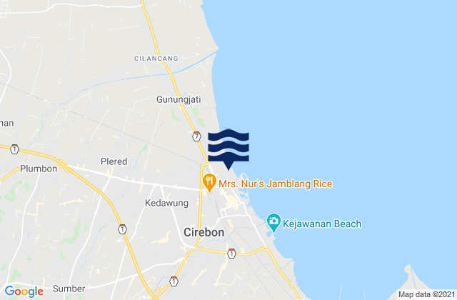 Cirebon Tide Times, High & Low Tide Table, Fishing Times | ID