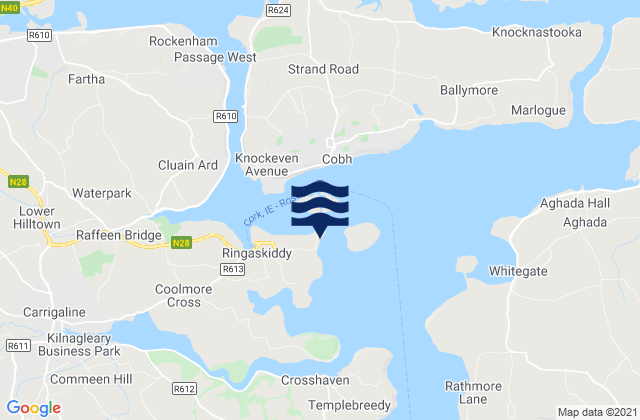 Cobh Tide Times, High & Low Tide Table, Fishing Times | Munster | IE