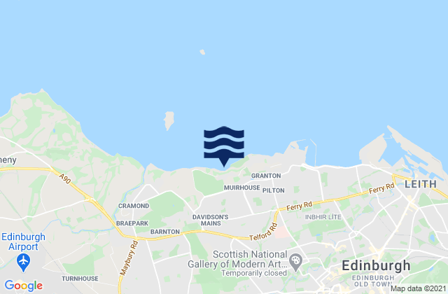 Colinton Tide Times, High & Low Tide Table, Fishing Times | GB