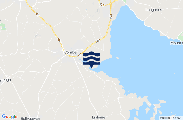 Comber Tide Times, High & Low Tide Table, Fishing Times | GB