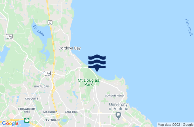 Cordova Bay Tide Times, High & Low Tide Table, Fishing Times | CA
