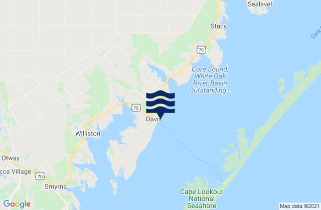 Core Sound, NC Tide Charts, High & Low Tide Table, Fishing Times | US