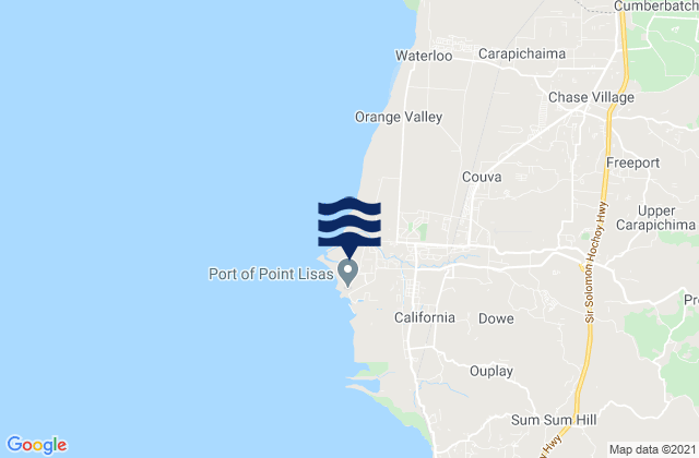 Couva-Tabaquite-Talparo Tide Times, High & Low Tide Table, Fishing ...