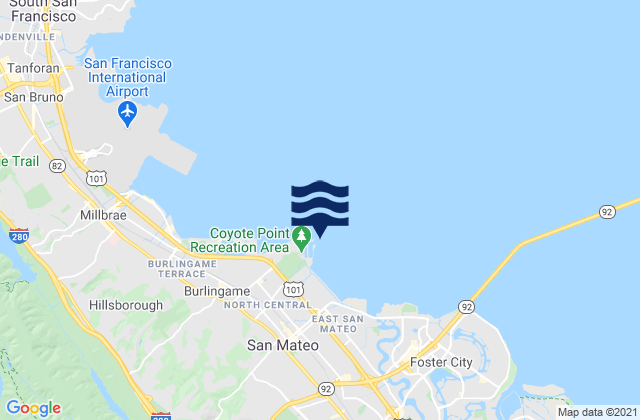 Coyote Point Marina, CA Tide Charts, High & Low Tide Table, Fishing ...