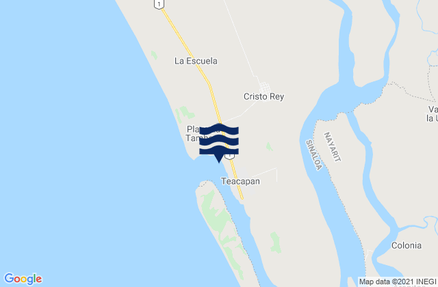 Cristo Rey Tide Times, High & Low Tide Table, Fishing Times | MX