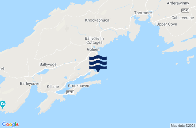 Crookhaven Lighthouse Tide Times, High & Low Tide Table, Fishing Times | IE