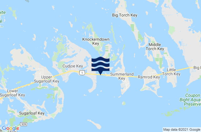 Cudjoe Key Kemp Channel Bridge, FL Tide Charts, High & Low Tide Table ...