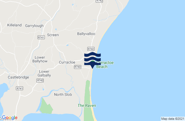 Curracloe Beach Tide Times, High & Low Tide Table, Fishing Times | IE
