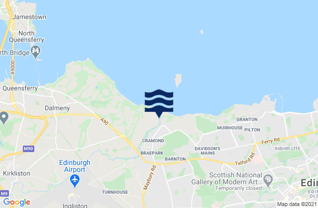 Currie Tide Times, High & Low Tide Table, Fishing Times | GB