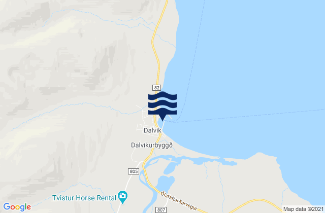 Dalvik Tide Times, High & Low Tide Table, Fishing Times | IS