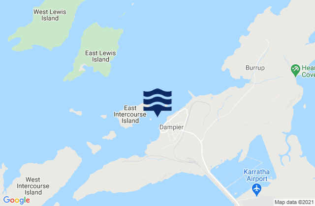 Dampier Tide Times, High & Low Tide Table, Fishing Times | AU